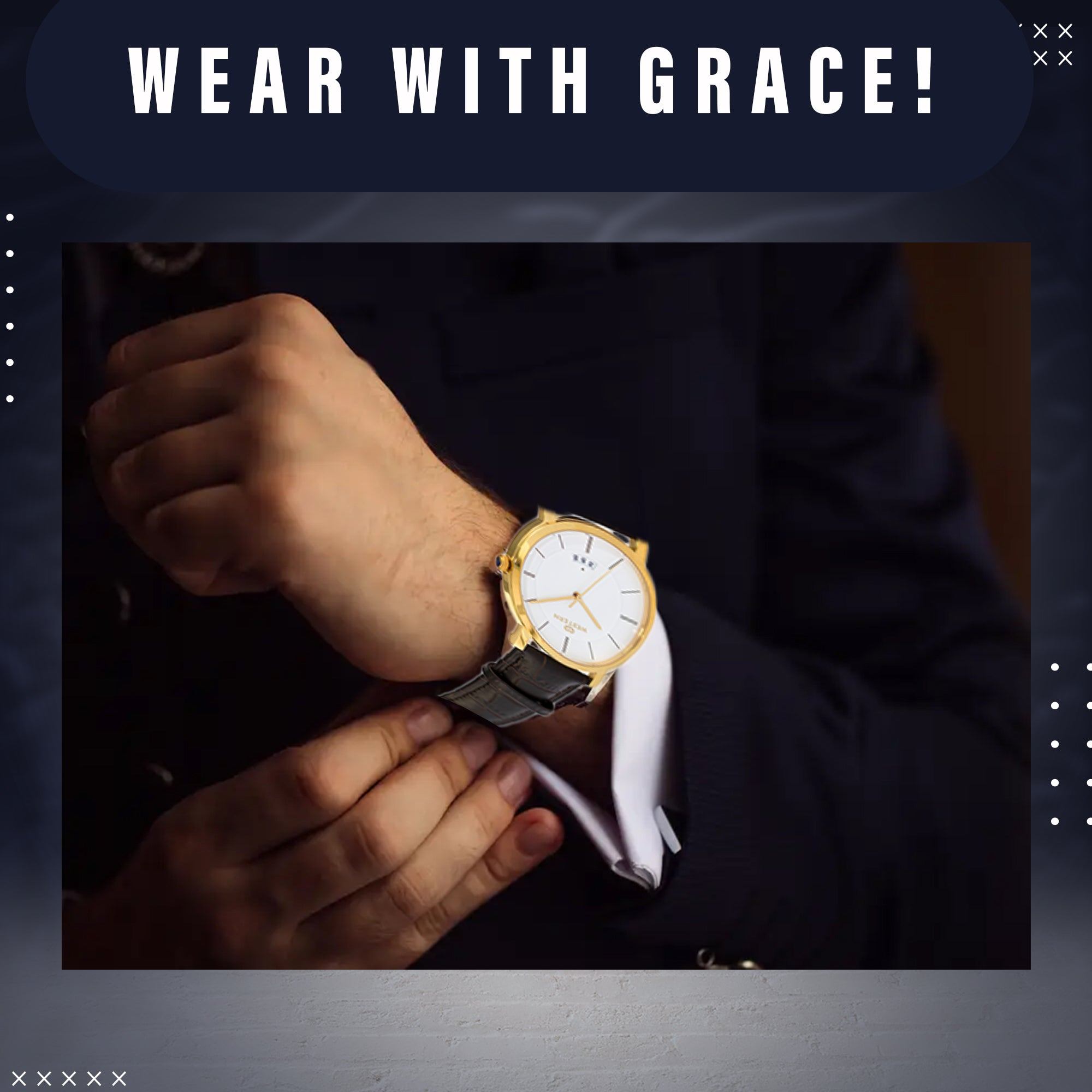 Western Luxury Watches – Chronograph, Bracelet & Stainless-Steel Timep ...