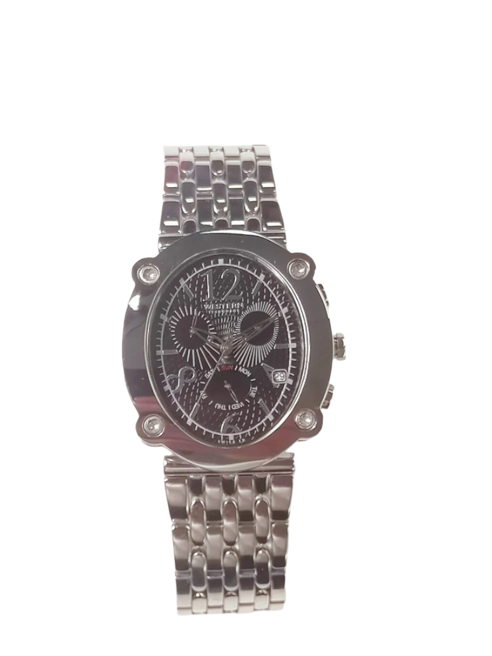 Stainless Steel Chronograph Watch for Men – Western Watches